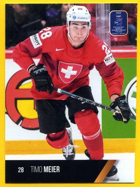 Timo Meier #28 Player Card IIHF WM 2022 Finnland | Kaufen auf Ricardo
