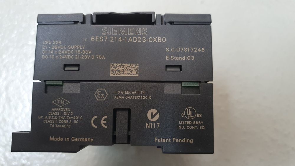 Siemens SPS Simatic S7-200 CPU 224 6ES7 214-1AD23-0XB0 (Gebraucht) in ...