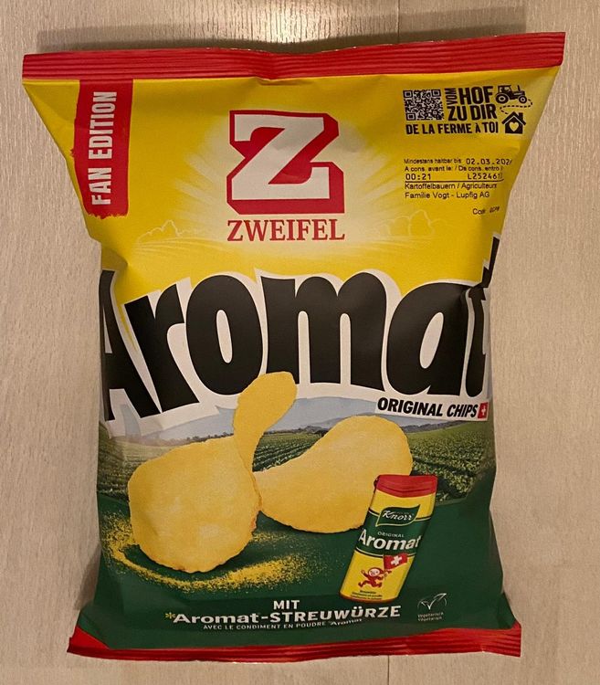 1 Packungen Zweifel Aromat Chips – Limitierte Fan Edition (Neu und ...