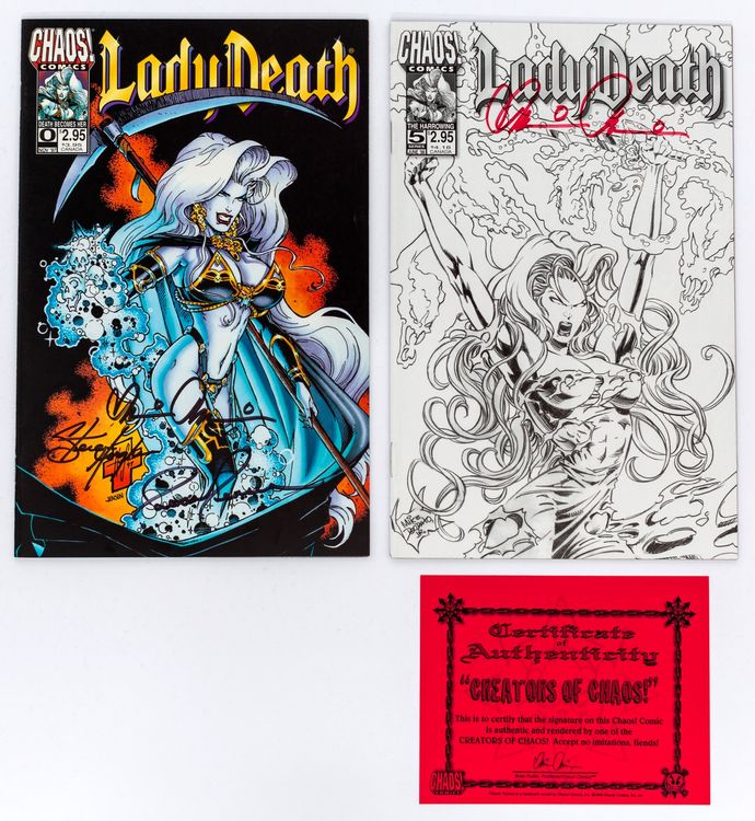 CHAOS! - LADY DEATH - MONTHLY FULL SET 0-16+VARIANT+SIGNED (Gebraucht ...