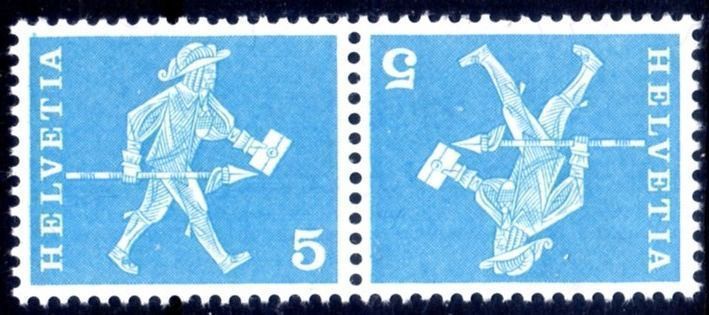 1960 KEHRDRUCK ** POSTFRISCH ** K45 - R377F (Neu (gemäss Beschreibung)) in Losone für CHF 1 ...
