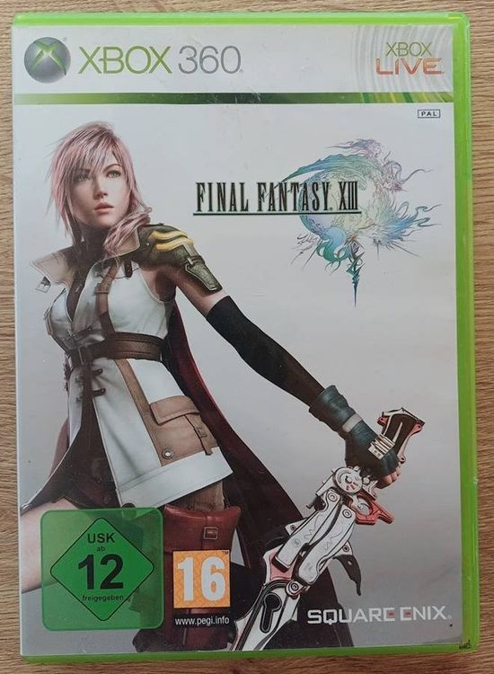 Xbox 360 - Final Fantasy XIII - X-Box 360 - 3 Discs (Gebraucht) in ...