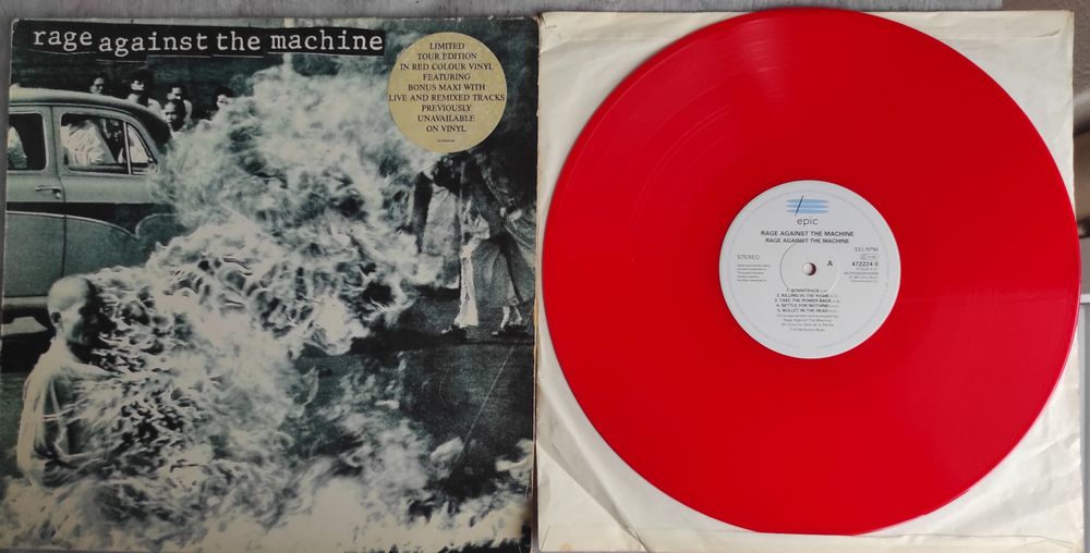 Double LPs RAGE AGAINST THE MACHINE Edition limitée (1992) (Gebraucht ...