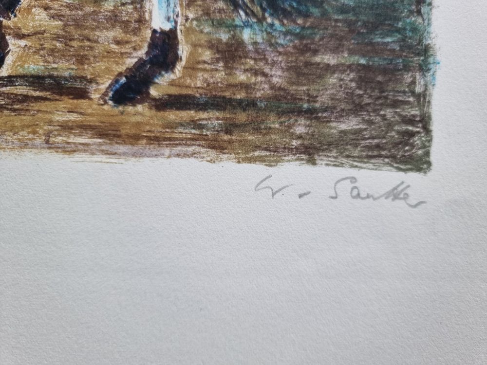 WALTER SAUTTER LITHOGRAPHIE SIGNIERT NUMMERIERT (Gebraucht) in Gersau für CHF 38 – mit Lieferung ...