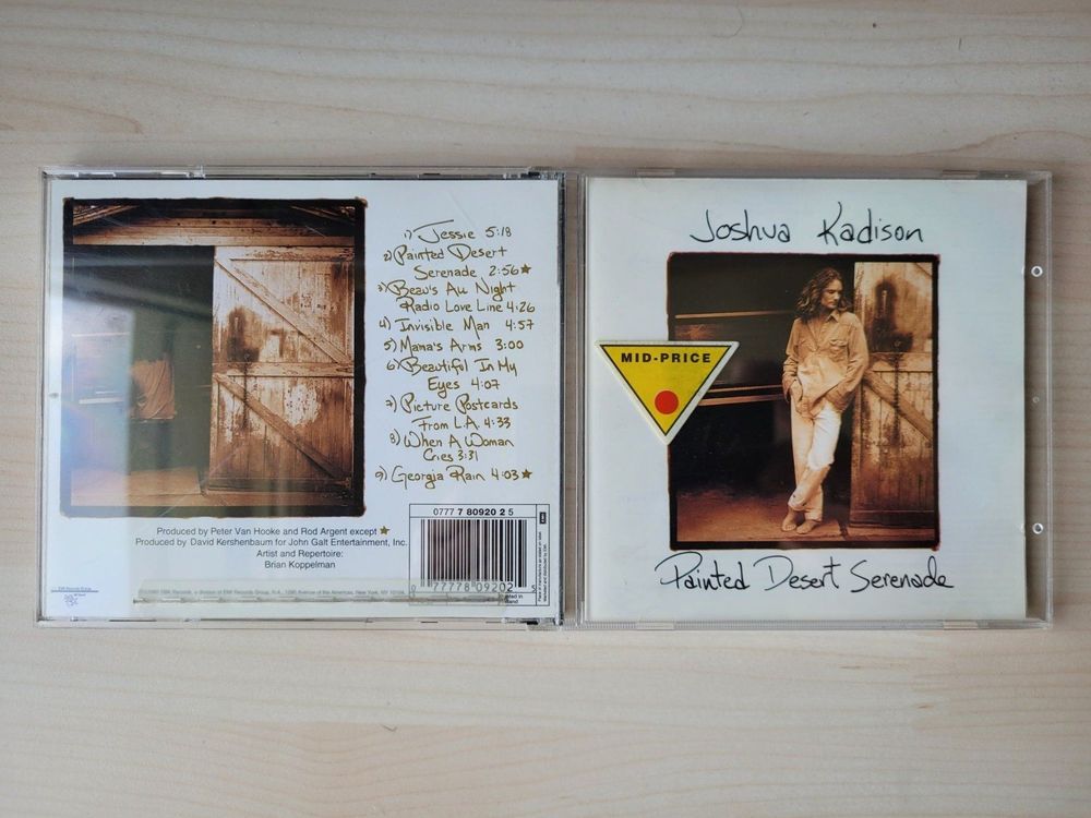 CD Joshua Kadison - Painted Desert Serenade, 1993 (Gebraucht) in ...