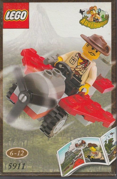 LEGO ADVENTURERS 5911 JOHNNY THUNDER'S PLANE (Neu und originalverpackt ...