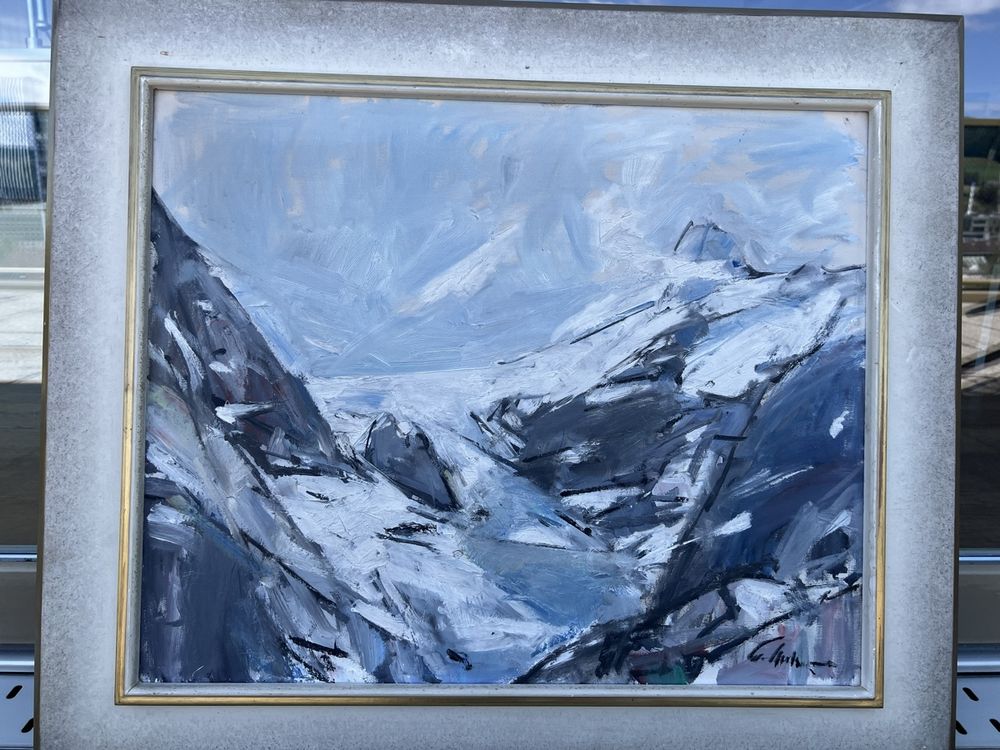 Walter Emil Müller - grosses Gemälde auf Leinwand (Gebraucht) in Baden für CHF 91 – nur Abholung ...