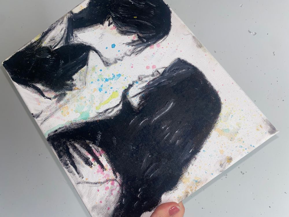 Leinwand- Bild, selbst gemalt. | Kaufen auf Ricardo