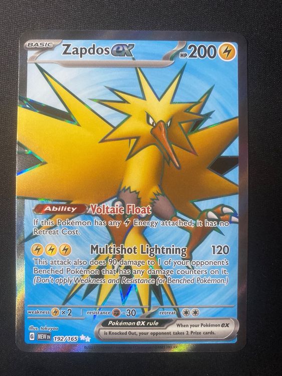 Zapdos ex Full Art 192 - MEW 151 - EN (Neu (gemäss Beschreibung)) in ...