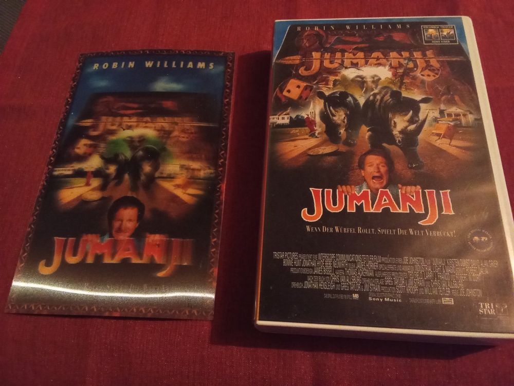 Jumanji (USA 1995) Columbia Tristar VHS 24029 mit Hologramm (Gebraucht ...