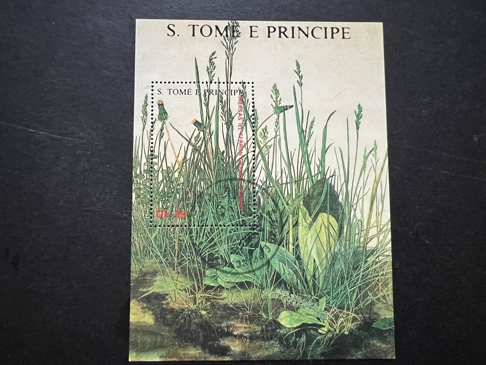 S.Tomé e Principe 1988, Medical flowers gest. (E23) (Gebraucht) in ...