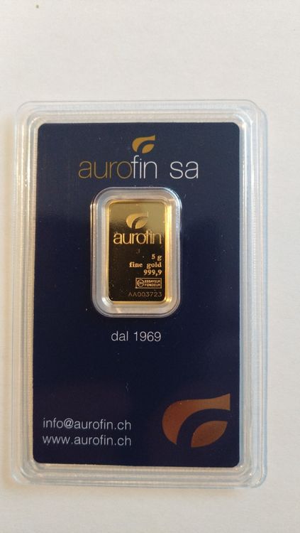 lingot d'or 5gr Aurofin.sa | Kaufen auf Ricardo