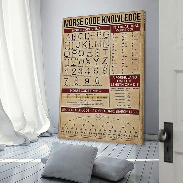 Blechschild Morse Code Knowledge | Kaufen auf Ricardo