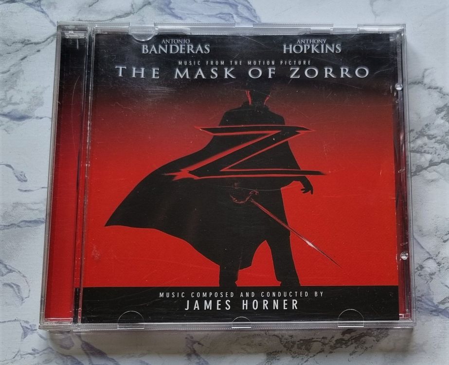 cd THE MASK OF ZORRO - Music by JAMES HORNER - 1998 | Kaufen auf Ricardo