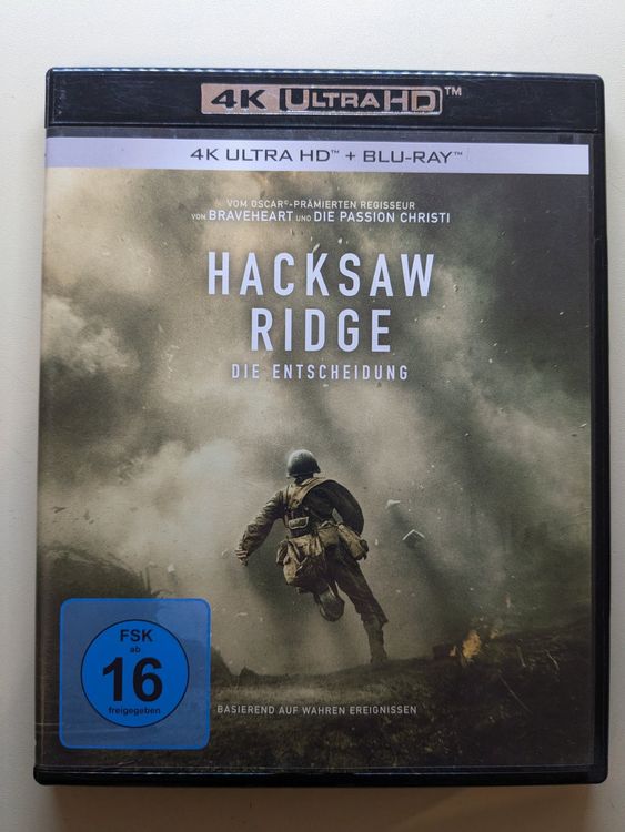 Hacksaw Ridge - Die Entscheidung (4K Ultra HD + Blu-ray) | Kaufen auf ...