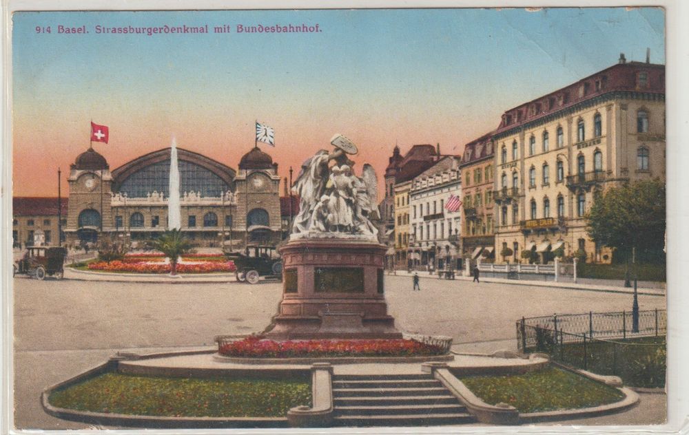 KARTE BASEL, STRASSBURGERDENKMAL, NICHT ZIRKULIERT (Neu (gemäss Beschreibung)) in Bure für CHF 1 ...