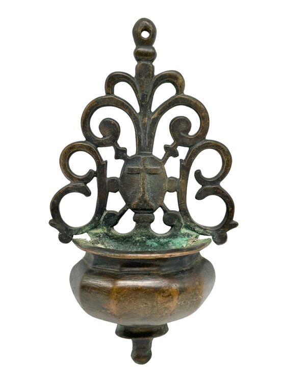 Ancien bénitier mural en bronze | Acheter sur Ricardo