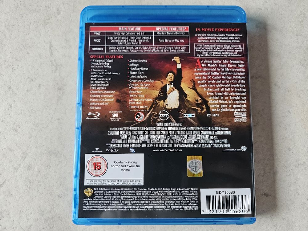 Constantine / Bluray (Keanu Reeves) (Gebraucht) in Schneisingen für CHF ...