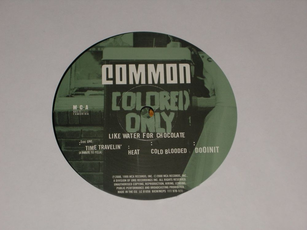 Common – Like Water For Chocolate Vinyl / Original 2000 | Acheter sur ...