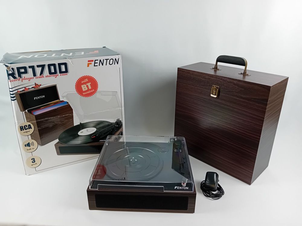 FENTON RP170D Plattenspieler mit Plattenkoffer (Neu (gemäss ...