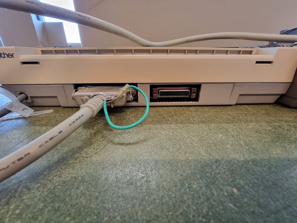 Olivetti Laptop Vintage M15 mit Drucker Brother M-1109 (Gebraucht) in ...