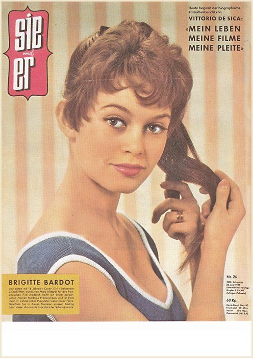 Brigitte Bardot auf dem Titelbild von "sie und er" 1955 (Neu (gemäss ...