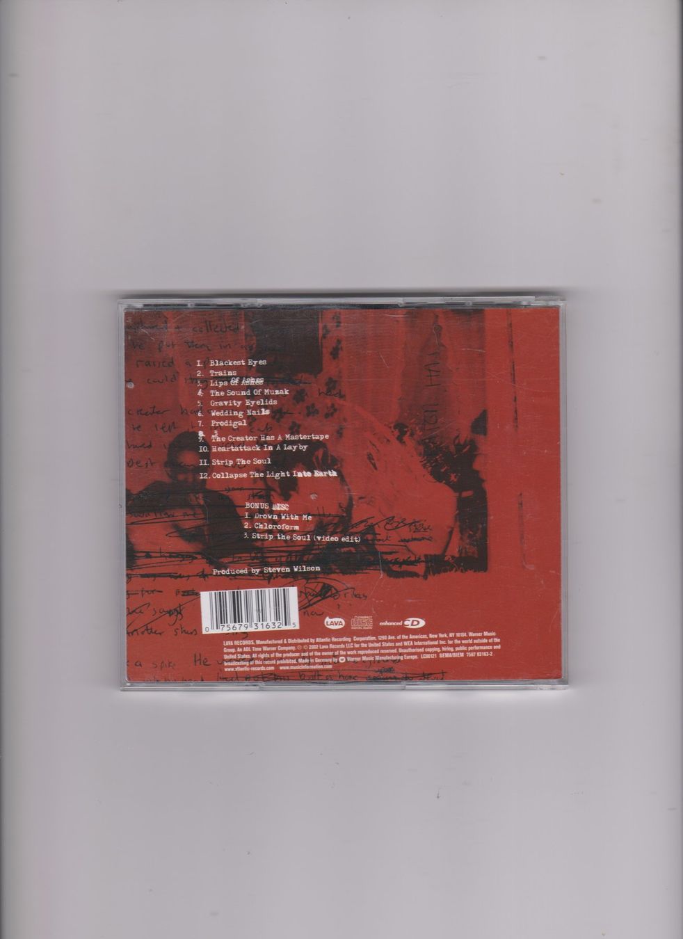 Porcupine Tree - Absenti -DCD Special Edition Bonus disc (D'occasion) à ...