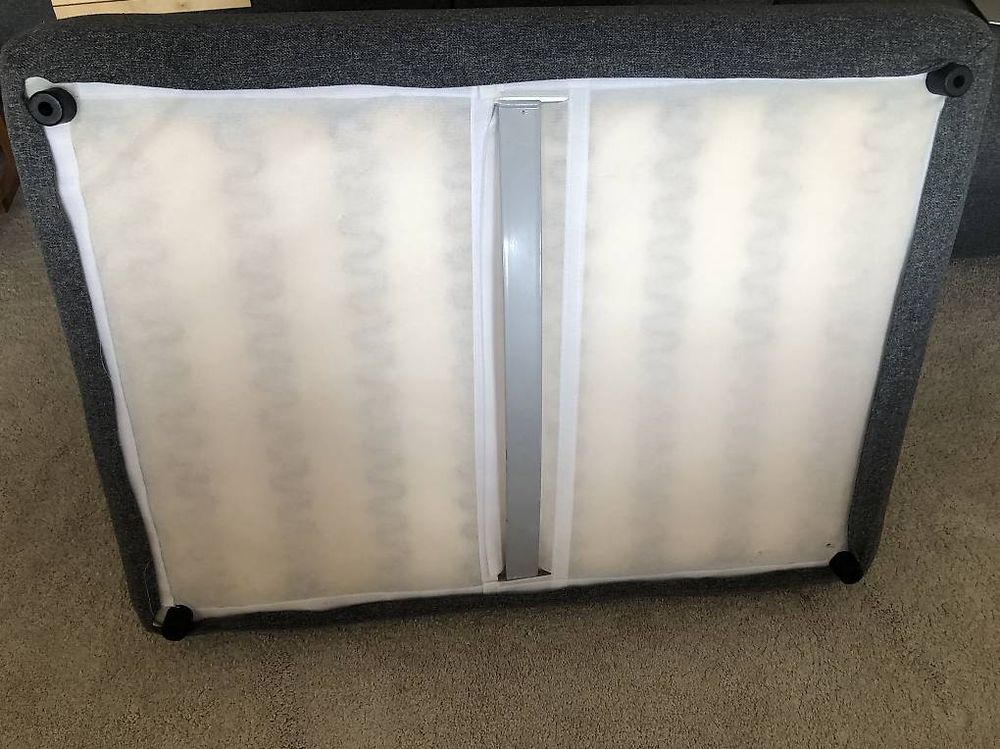 Hocker mit Stauraum Vimle Ikea Lejde grau/schwarz (Gebraucht) in Horw ...