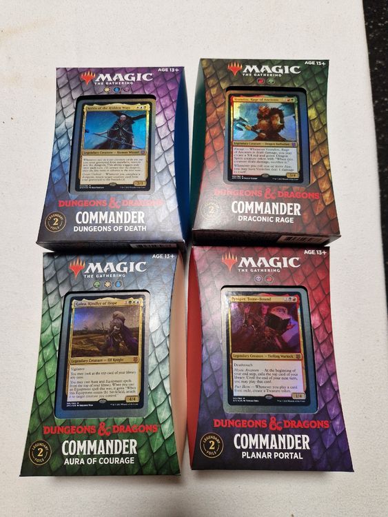 MTG Dungeons & Dragons Commander Decks - OVP (Neu und originalverpackt ...