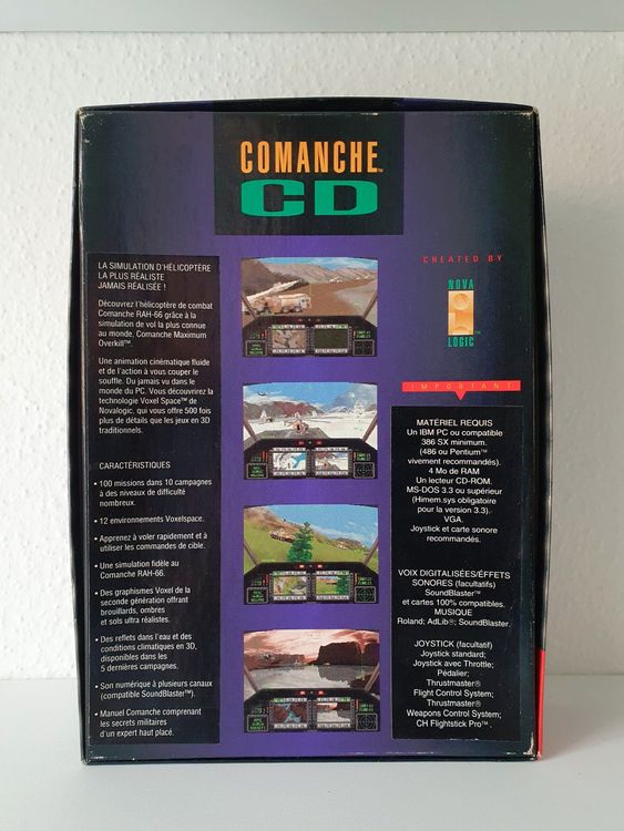 PC Game Comanche CD (1994) Big Box Français (Gebraucht) in Greifensee ...