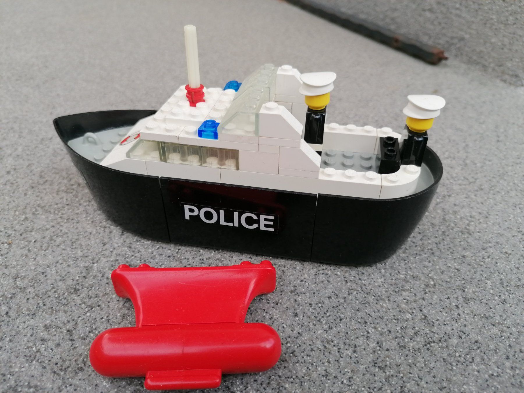 RAR LEGO City # 314 POLIZEI Schiff schwimmfähig von 1976 (Gebraucht) in ...