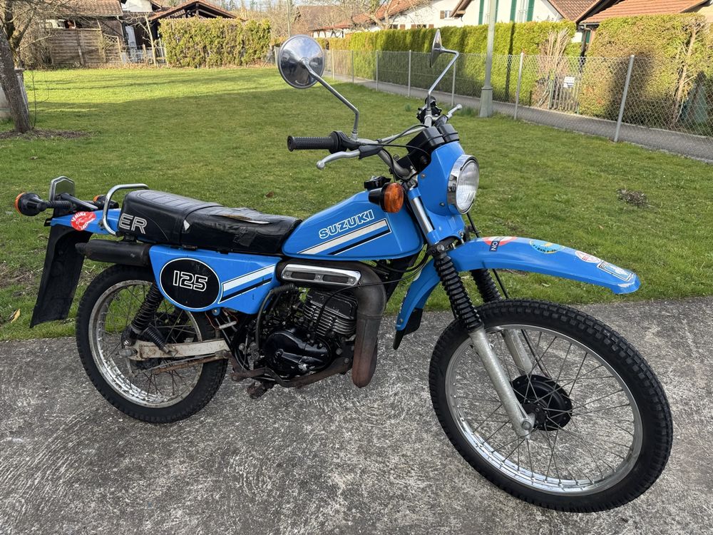 Suzuki TS 125 ER enduro oldtimer/veteran (Gebraucht) in Courtételle für ...