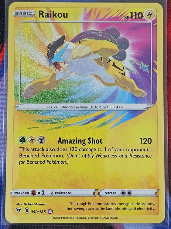 Pokemon Raikou 050/185 Vivid Voltage Amazing EN | Kaufen auf Ricardo