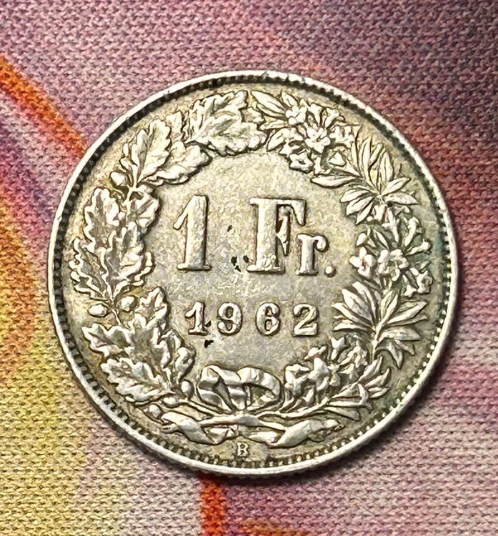 Monnaie suisse de 1 frs 1962 (Gebraucht) in Carouge GE für CHF 2 – nur Abholung auf Ricardo kaufen