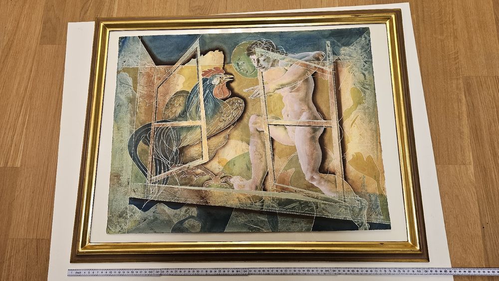 Hans ERNI (1909-2015) Original 65x50cm 1995 auf st.paul gem | Kaufen auf Ricardo