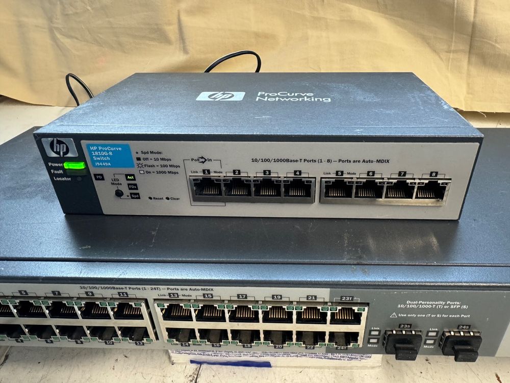 HP ProCurve Switch 1810G-8 & 1810G-24 (Gebraucht) in Steffisburg für ...