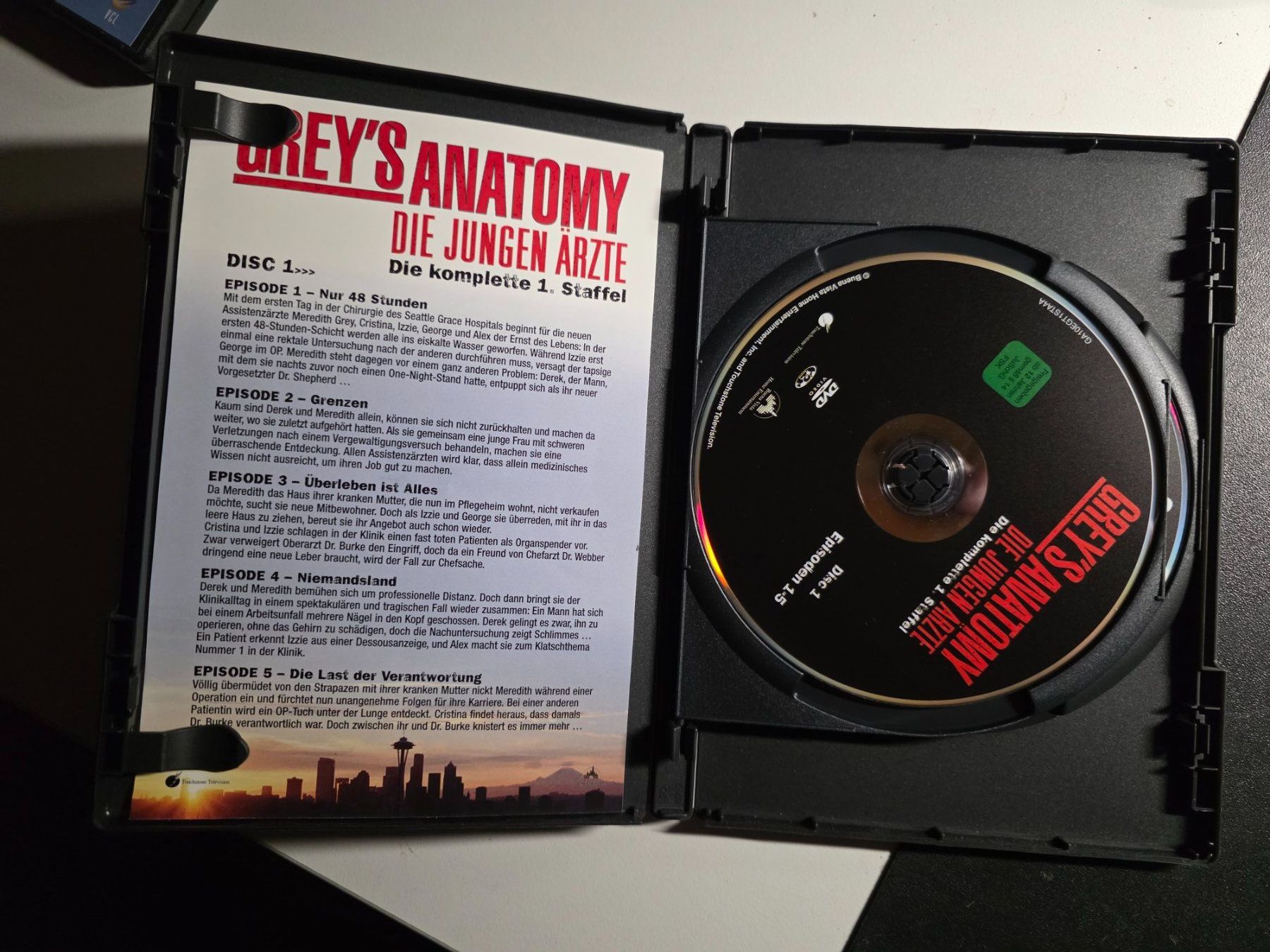DVD - Grey's Anatomy - Die Jungen Ärzte komplette 1. Staffel (Gebraucht ...
