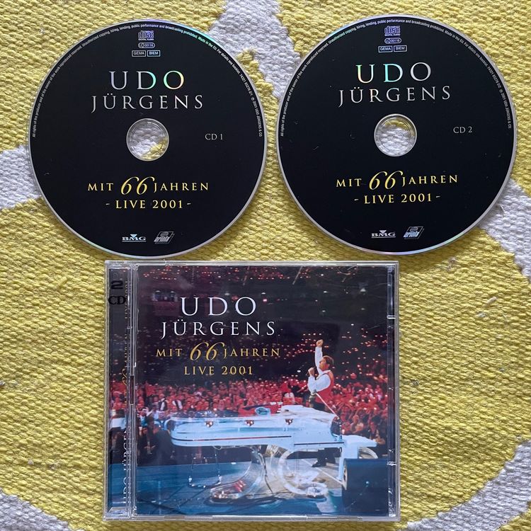 UDO JÜRGENS-2CD MIT 66 JAHREN LIVE 2001 | Kaufen auf Ricardo