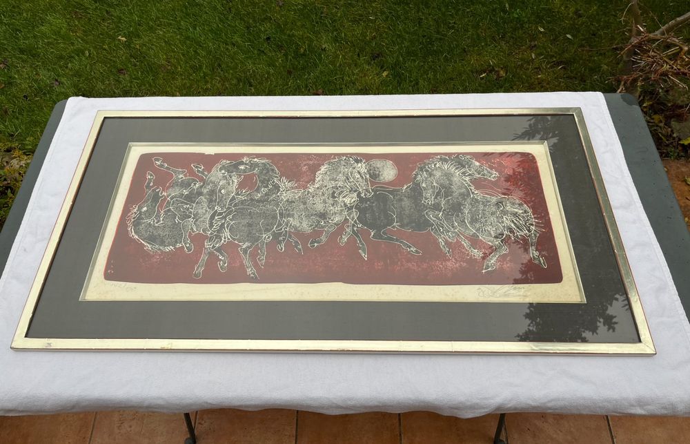 Hans Erni - Litographie - Sechs Pferde 1967 (Gebraucht) in Lenz für CHF 670 – mit Lieferung auf ...
