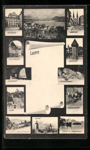 Luzern, Wasserturm, Spreuerbrücke, Hofk | Kaufen auf Ricardo