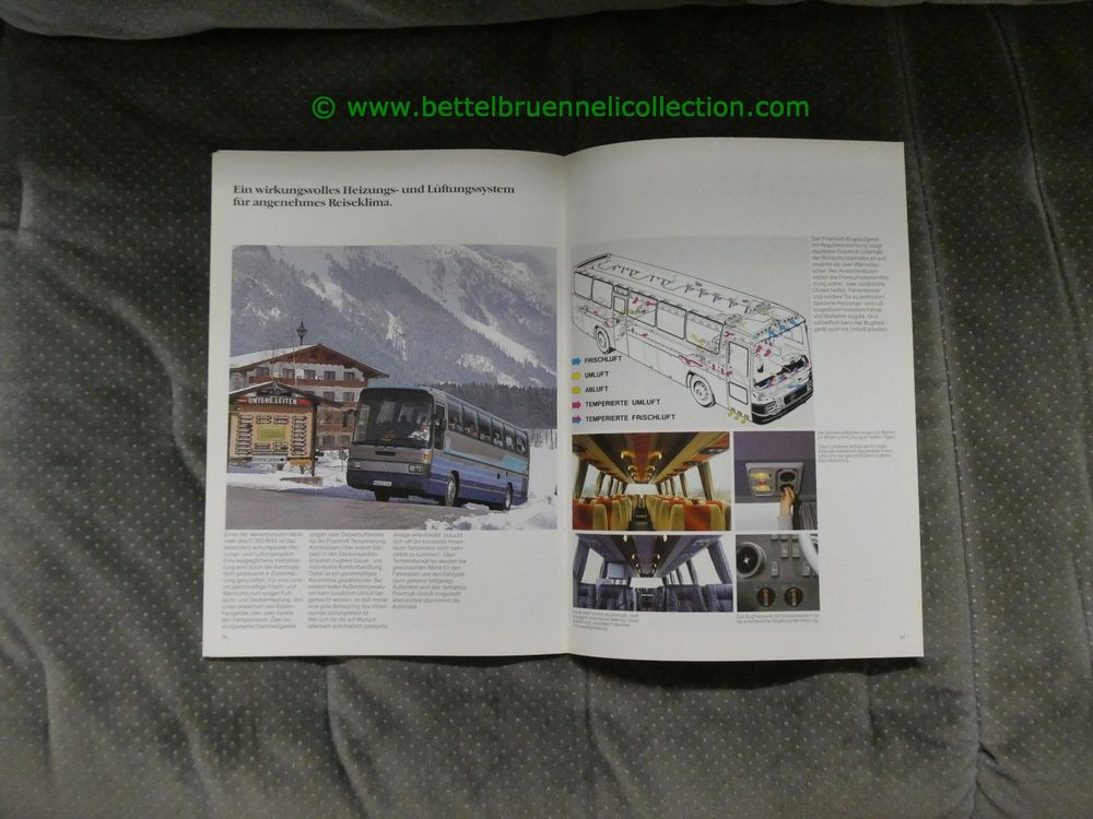Mercedes-Benz O 303 RHD Prospekt 1988/09 deutsch | Kaufen auf Ricardo