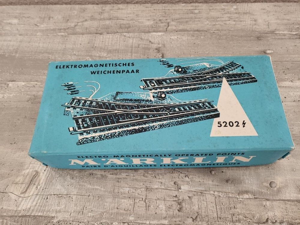 Märklin M-Gleis 2 x 5119 + 5138 Weichenpaar mit Beschreibung (Gebraucht ...
