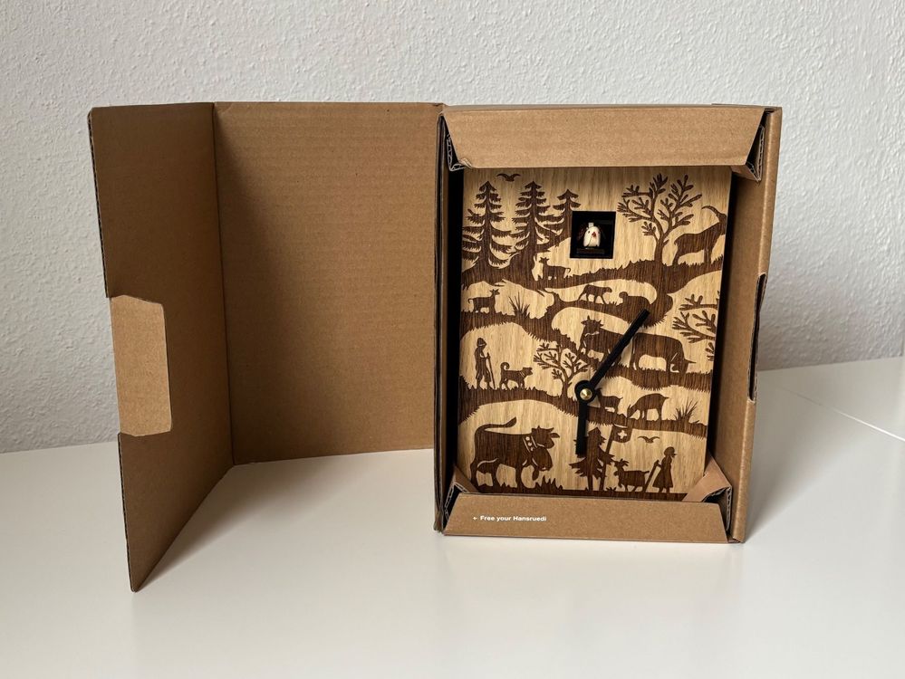 HANSRUEDI Poya - Søren Henrichsen Kuckucksuhr (Neu und originalverpackt ...