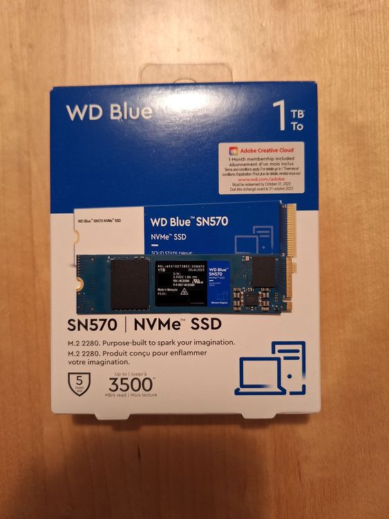 SSD WD Blue SN 570 - NVMe - 1 To (D'occasion) à pour CHF 35 – avec ...
