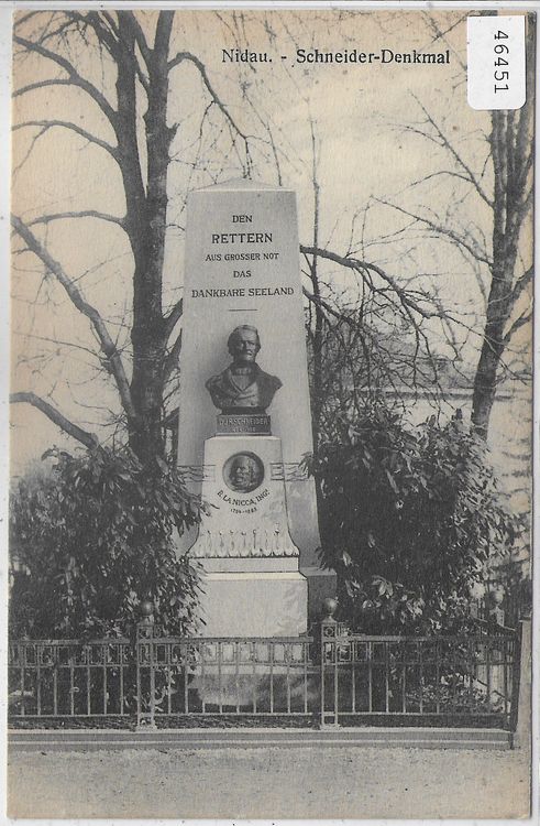 Nidau - Schneider-Denkmal (Gebraucht) in Ettingen für CHF 4 – mit Lieferung auf Ricardo kaufen
