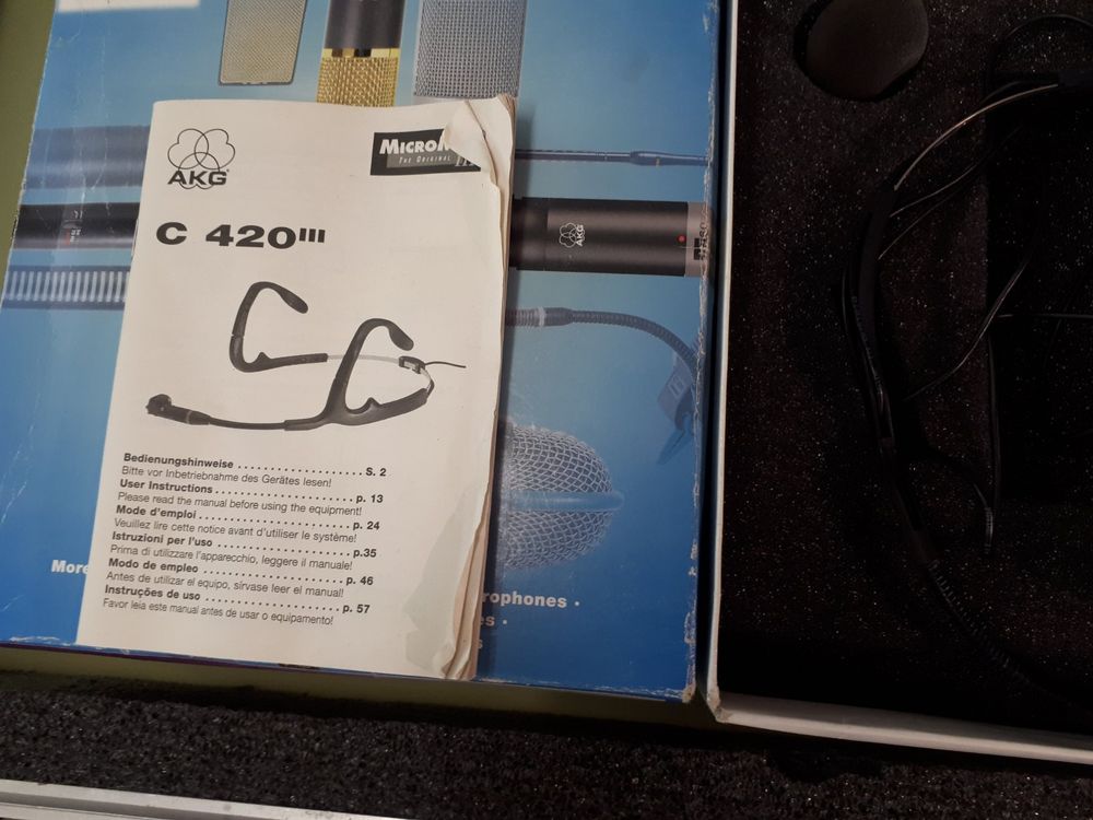 2 Stück AKG C420 Headset Kondensator Mikrophon | Kaufen auf Ricardo