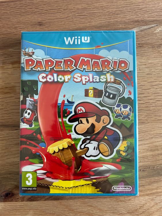 PAPER MARIO COLOR SPLASH (NEU) - Nintendo Wii U (Neu und ...