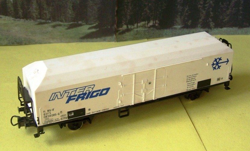 Rivarossi H0 2443: Interfrigo Kühlwagen der FS, UIC (Neu (gemäss ...