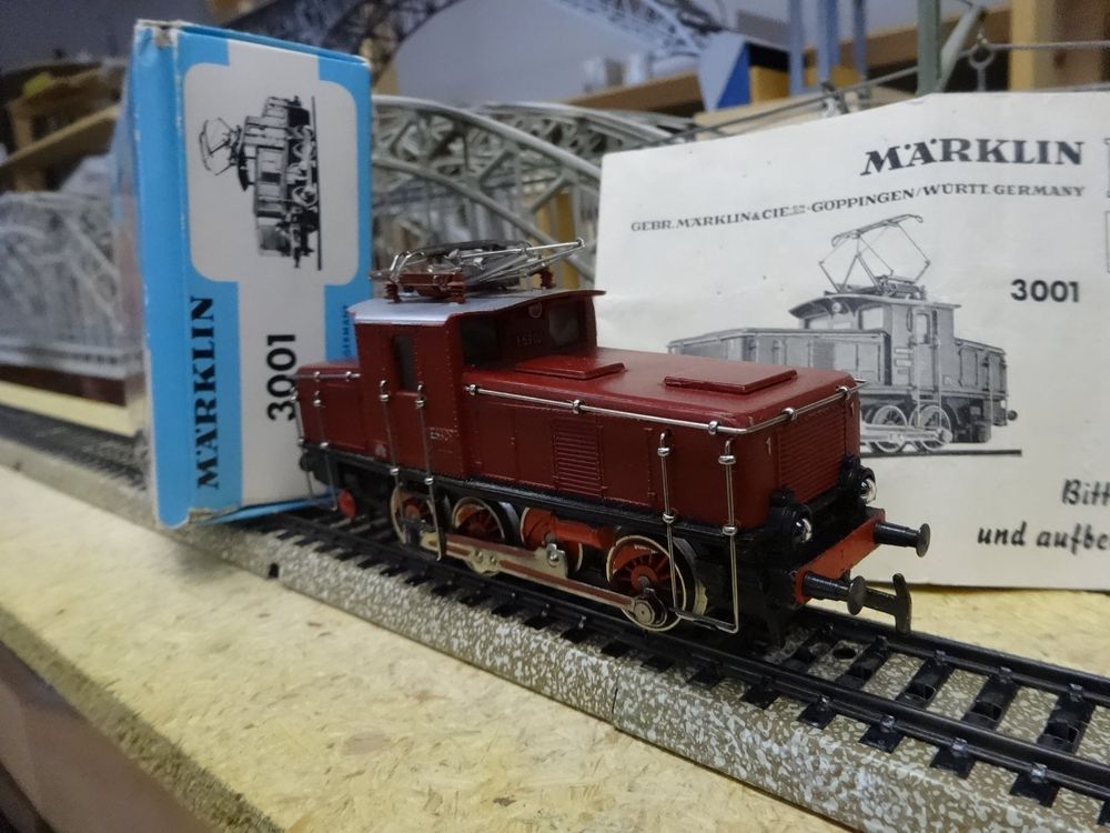 Märklin 3001 E63 02 Rangierlok mit OVP und Anleitung (Gebraucht) in ...