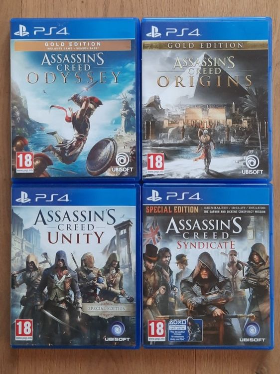 PS4 Assassin's Creed: Odyssey / Unity / Syndicate / Origins | Kaufen auf Ricardo